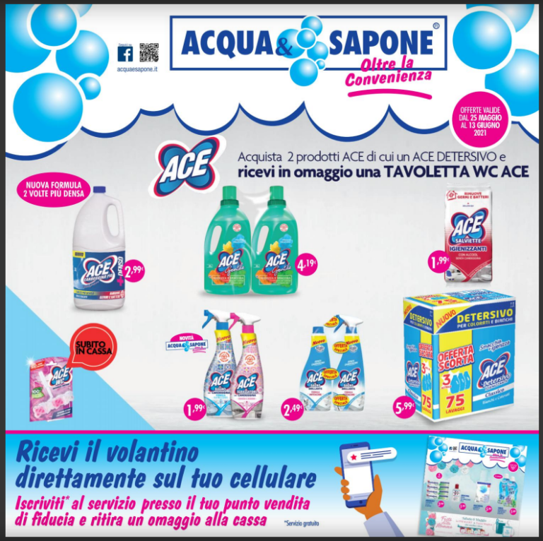 Nuovo Volantino Acqua e Sapone - COSENZA PRIME Nuovo Volantino Acqua e Sapone - COSENZA PRIME